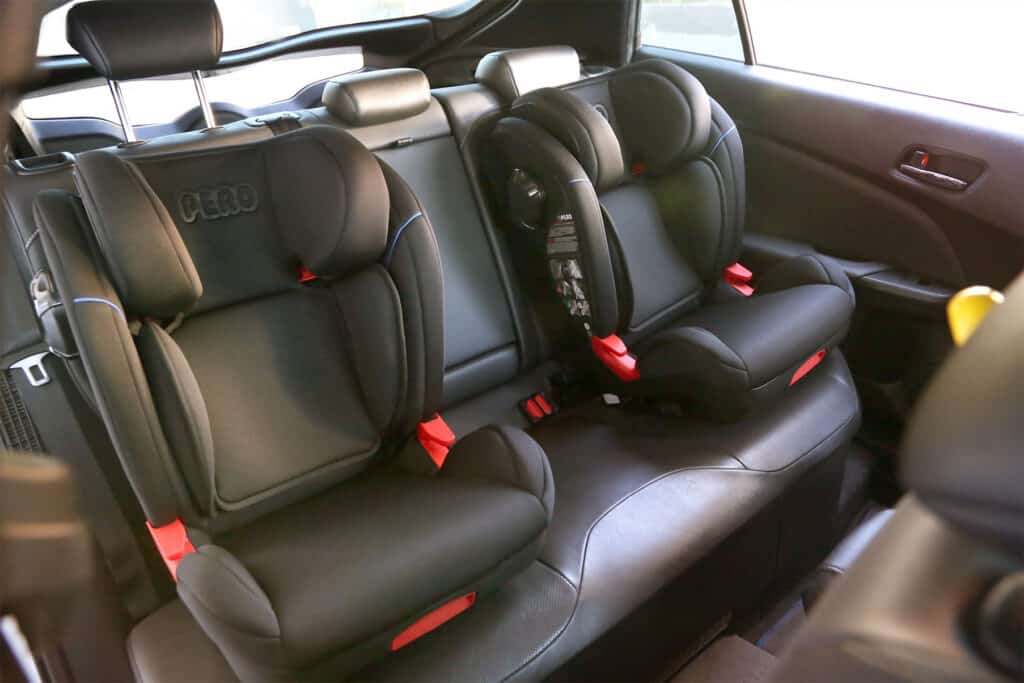 Tesla Model Y Installed Car Seats - KidsPero