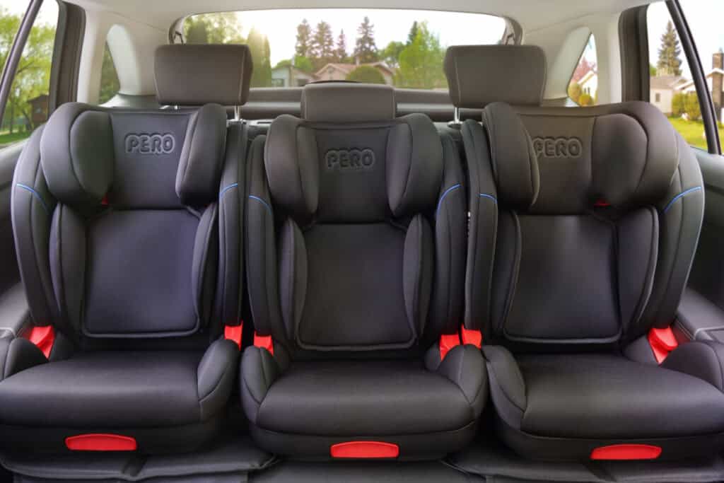 Tesla Model Y Installed Car Seats - KidsPero